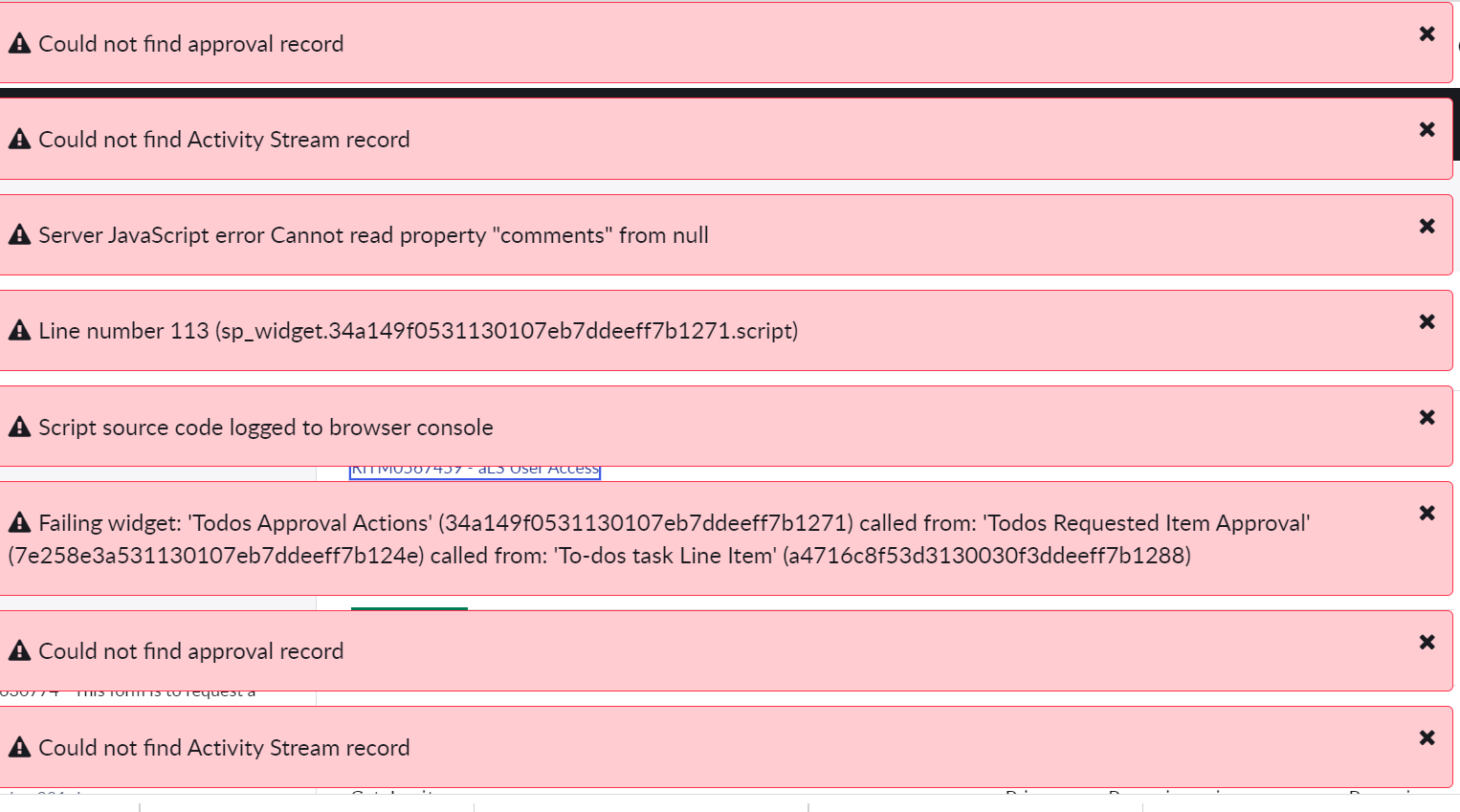Solved: Employee center My Task approver form not displayi ...