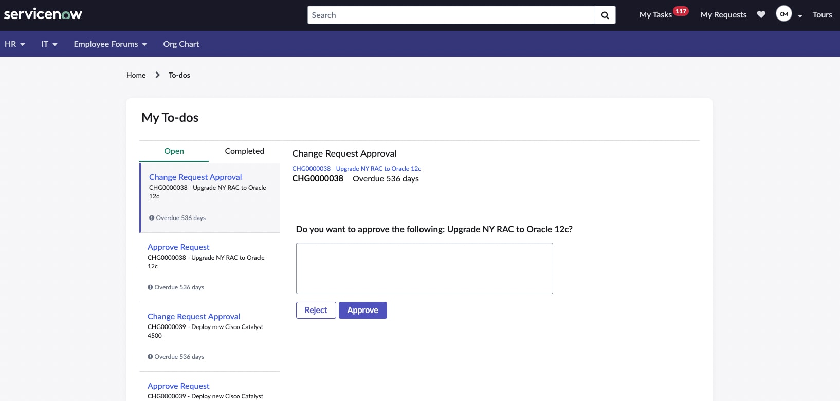 Solved: My To-dos page configuration options - ServiceNow Community