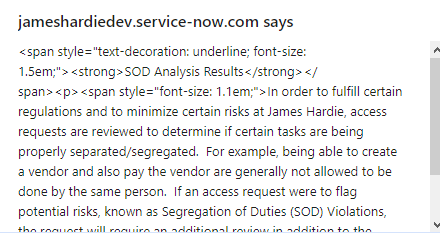Script working to display HTML response in backend... - ServiceNow ...