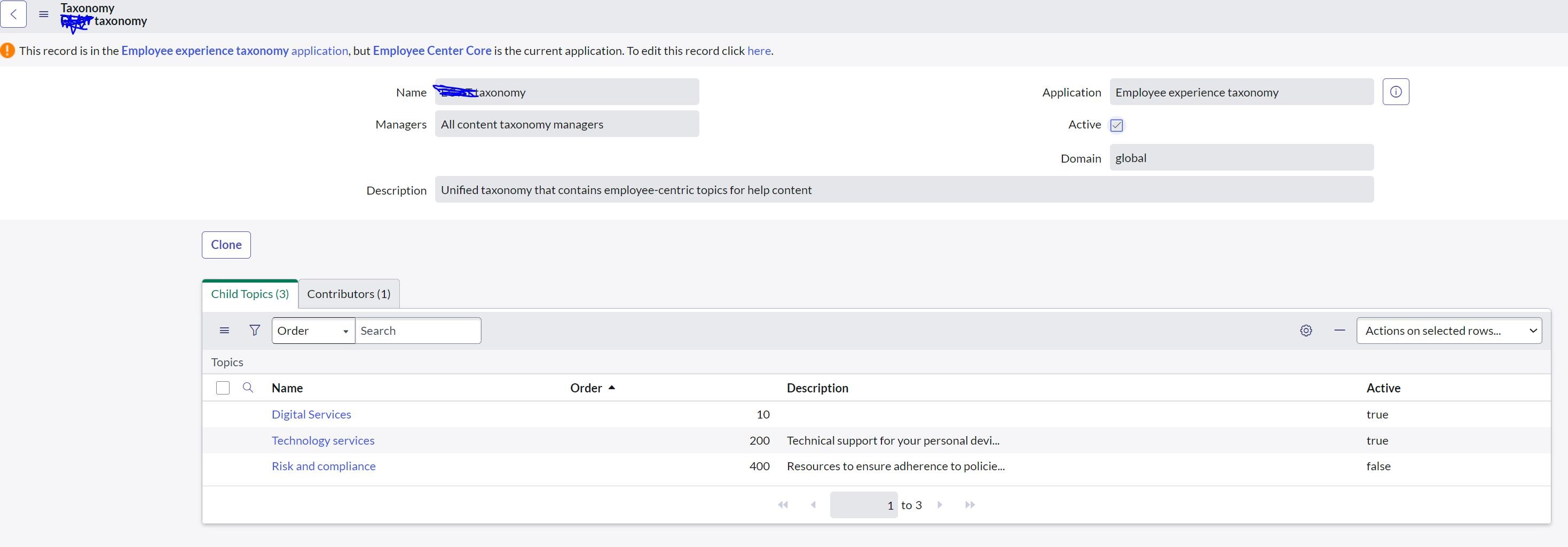 Solved: Mega menu is empty after cloning - ServiceNow Community