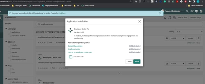 Setting up Employee Center Pro — with Demo Data - ServiceNow Community