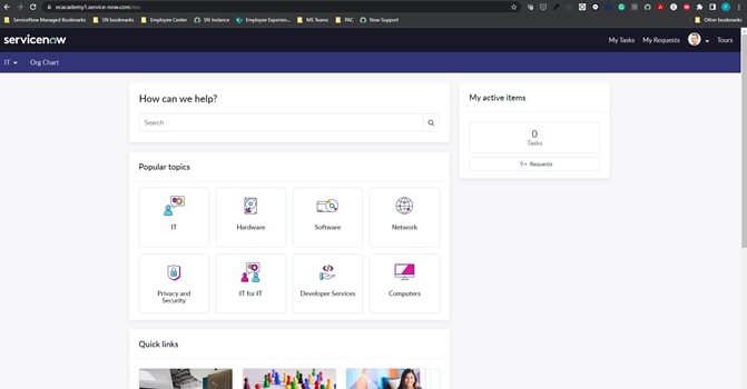 Setting up Employee Center Pro — with Demo Data - ServiceNow Community