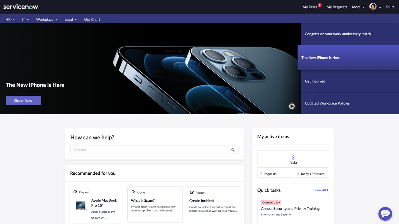 Introduction to Employee Center - ServiceNow Community