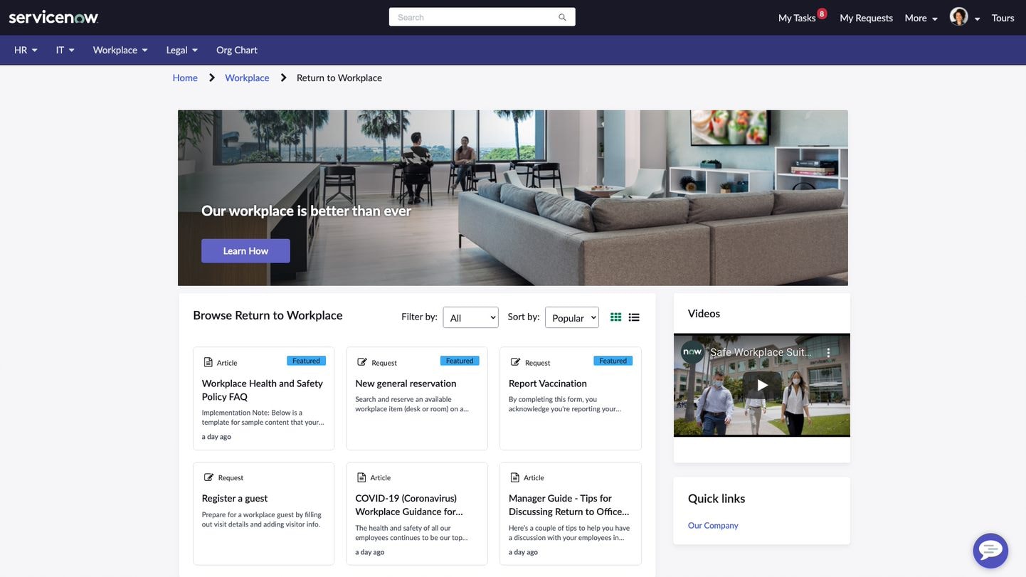 Introduction to Employee Center - ServiceNow Community