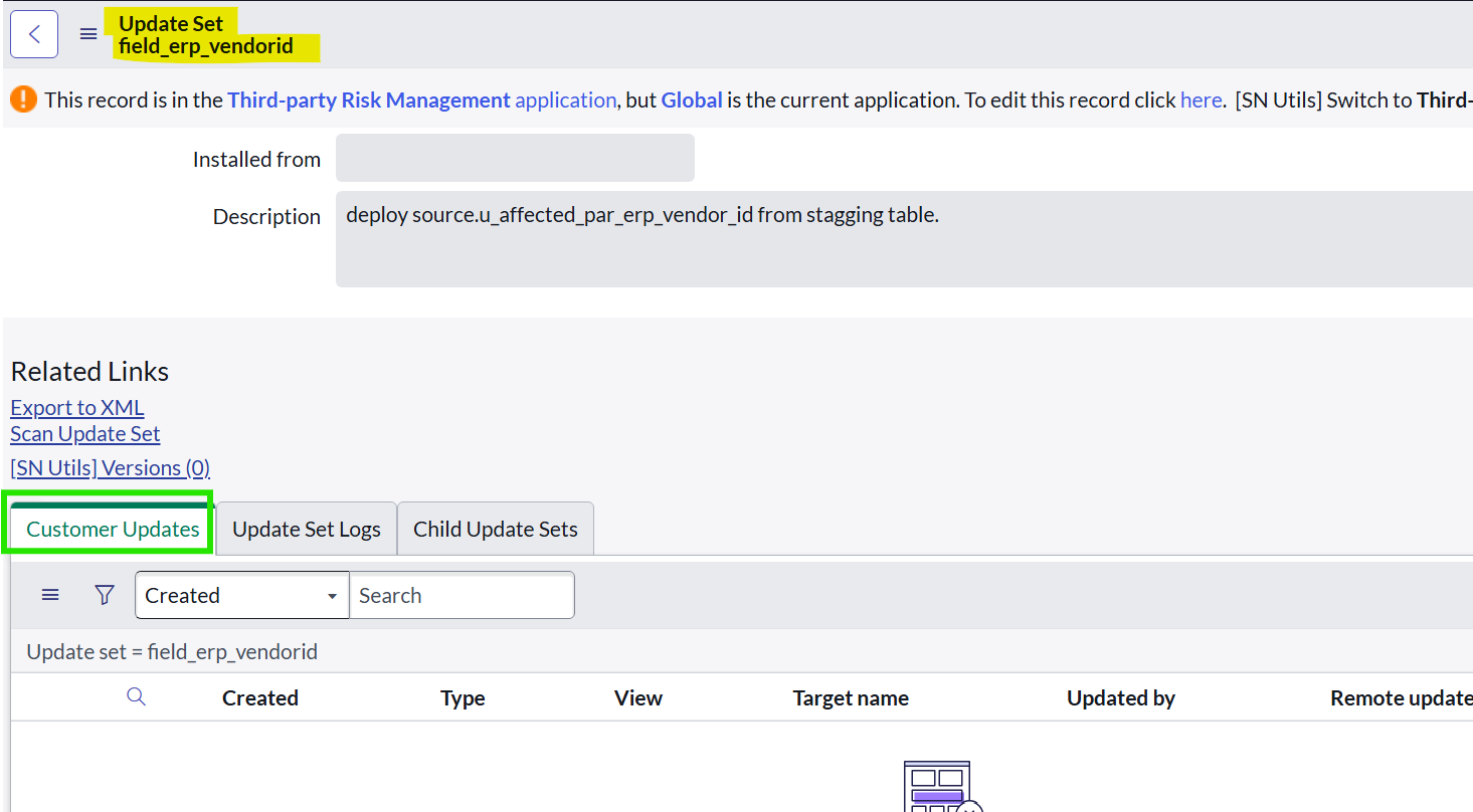 Solved: Update set migration from uat to lower instance is ...