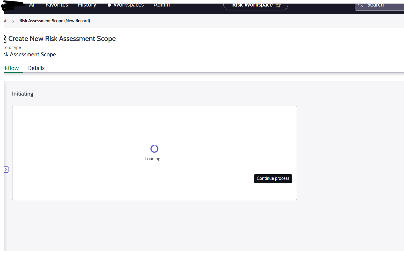 Creation of Risk assessment blocked after Zurich ... - ServiceNow Community