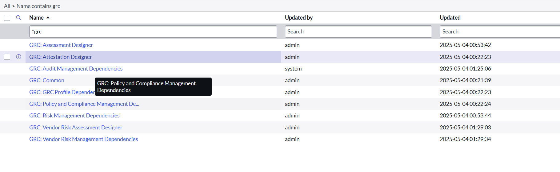 GRC Module Issue after plugin install - ServiceNow Community