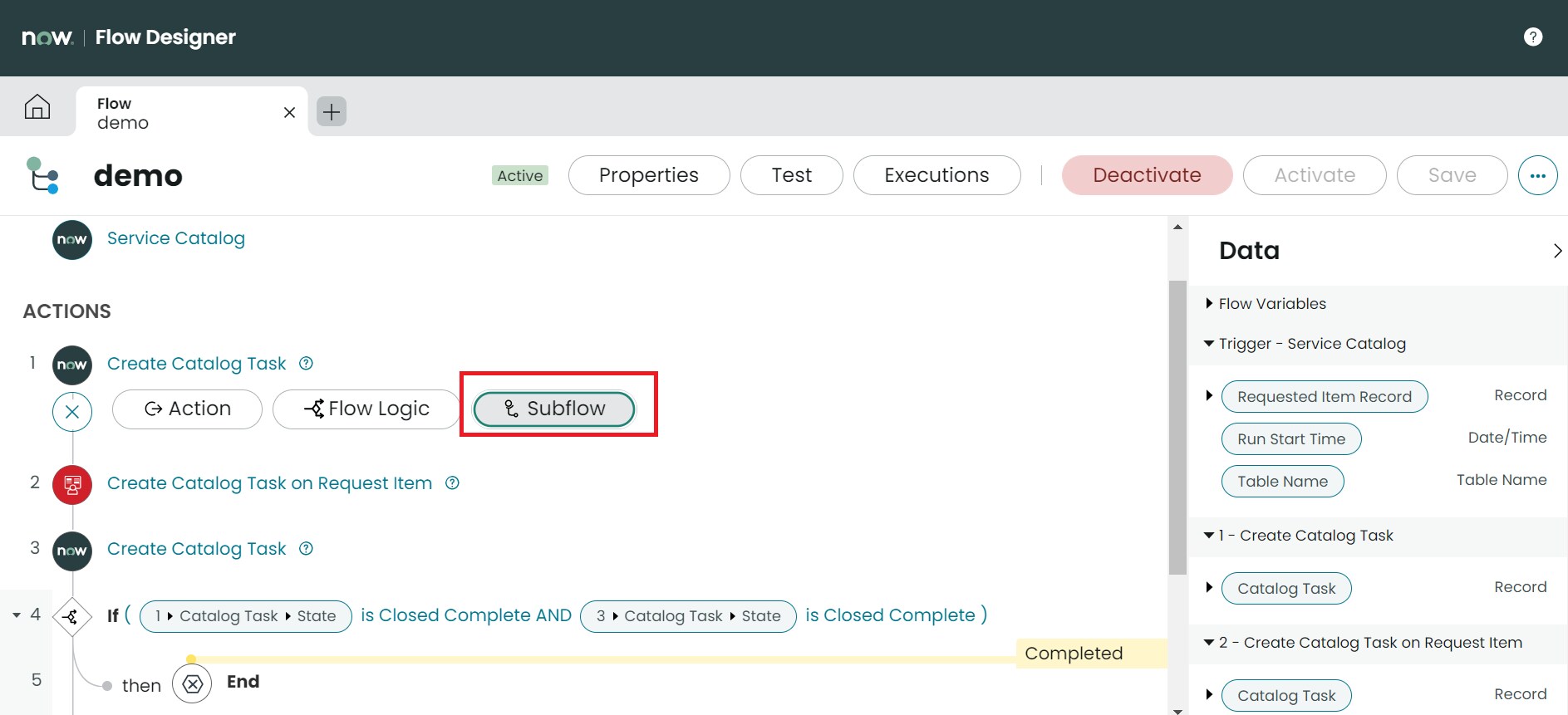 How To Call Subflow From A Flow In Flow Designer I Servicenow Community
