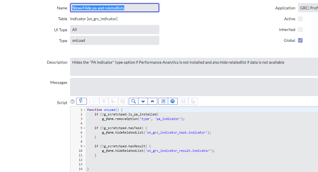 Solved: Control Indicator Tasks and Indicator Results tabs ...