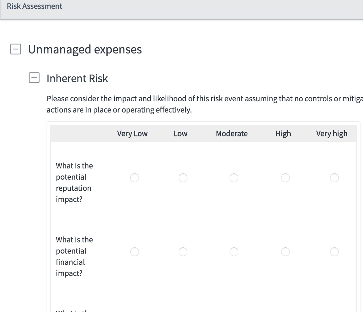 Risk Assessment Questionnaire Calculation - ServiceNow Community