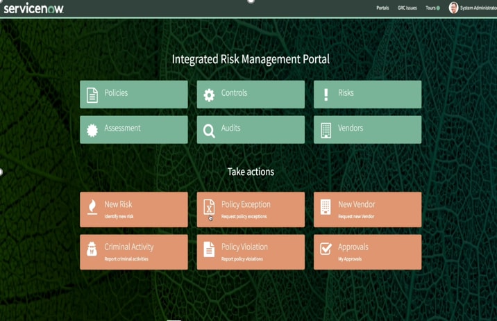 Solved: Is the GRC Service Portal available OOB? - ServiceNow Community