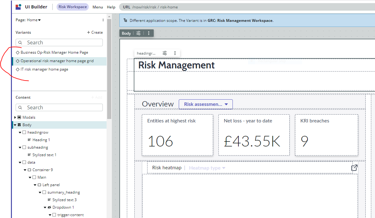 Risk Heatmap Workbench - ServiceNow Community