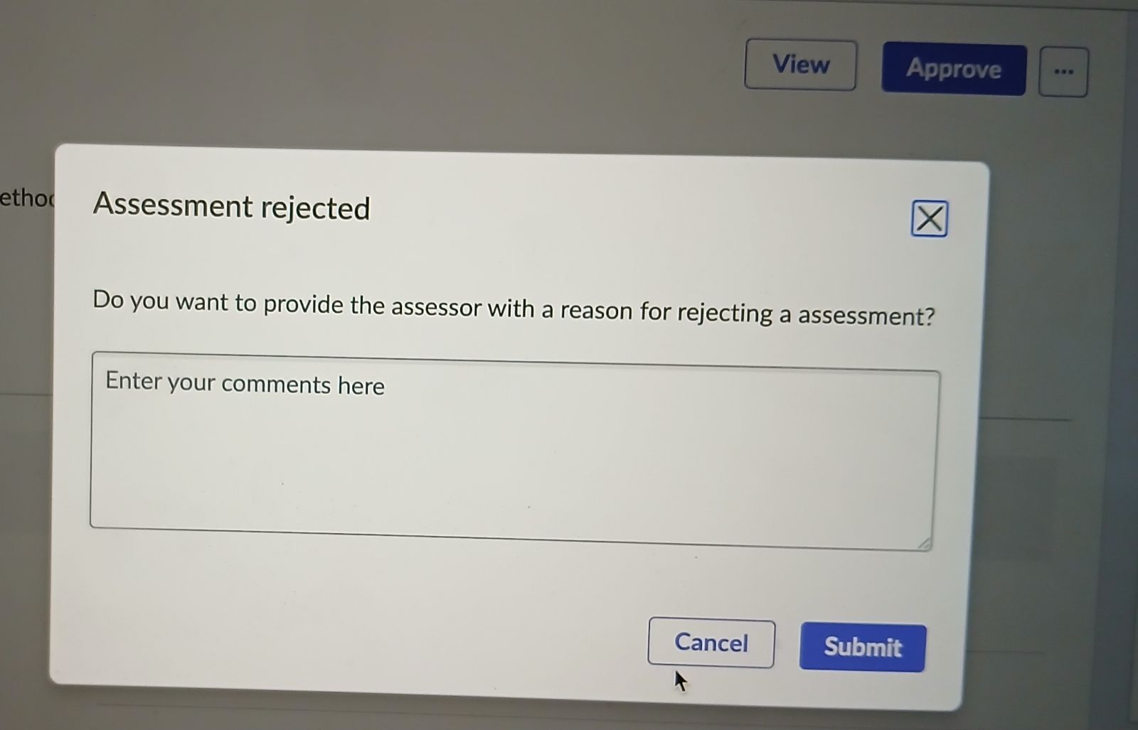 Make Risk Assessment Approver Rejection Comment Ma... - ServiceNow ...