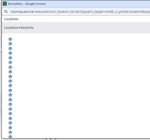 Locations Hierarchy in CMDB - ServiceNow Community