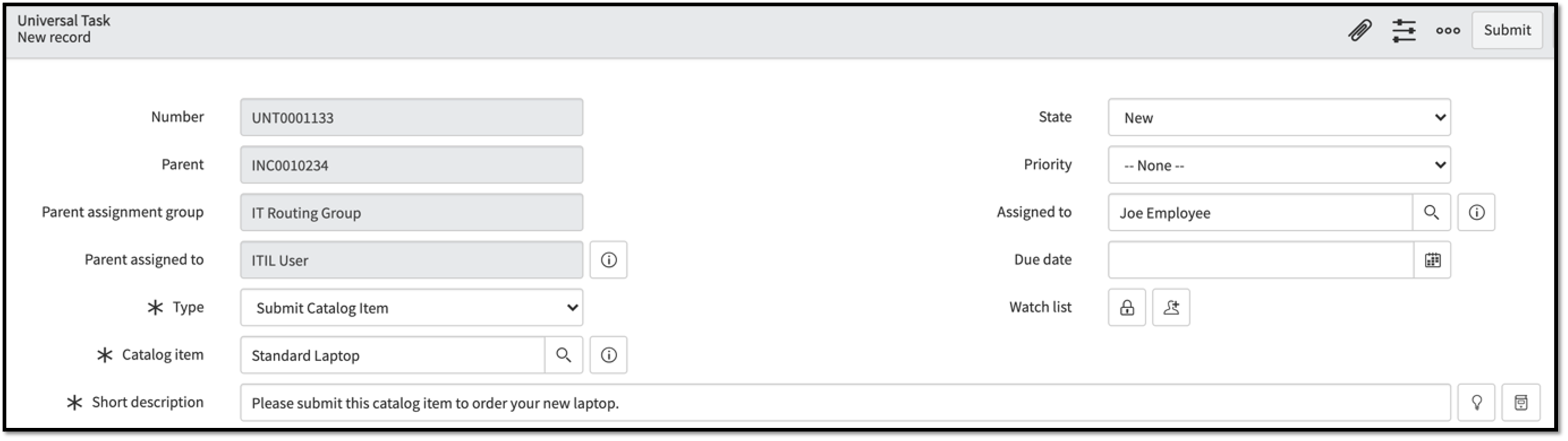Using Universal Request to drive a more unified se... - ServiceNow ...