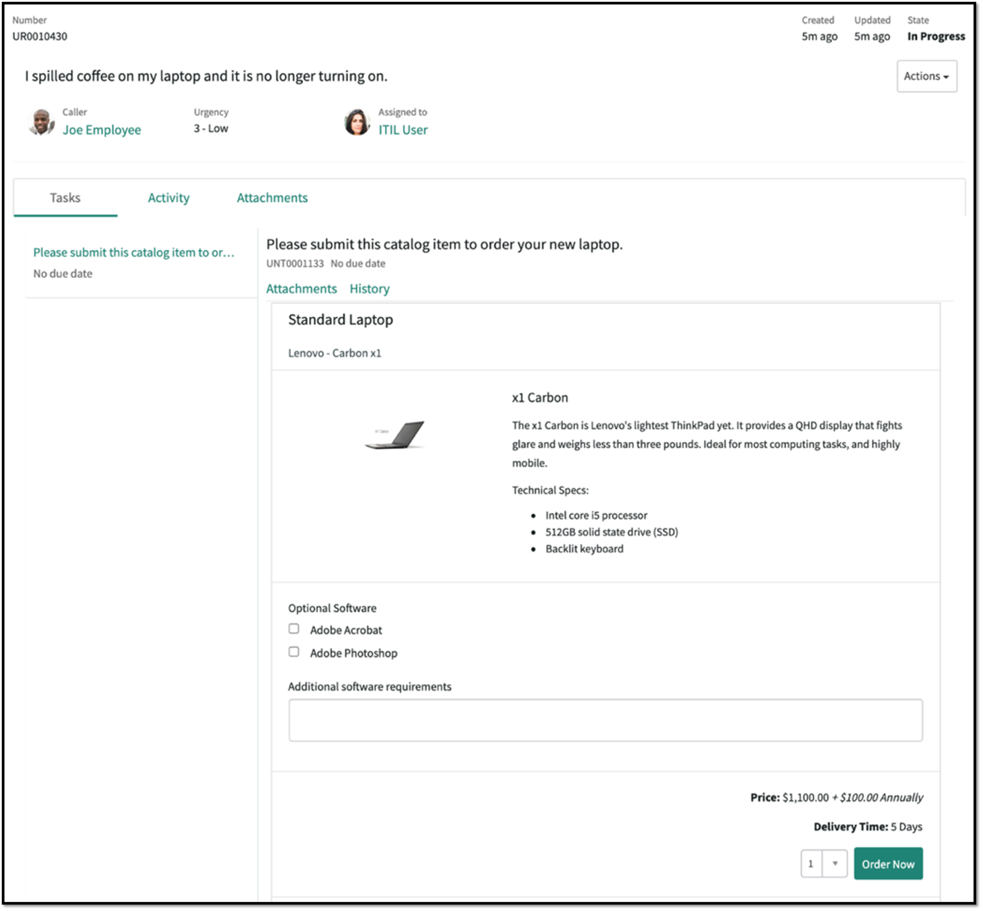 Using Universal Request to drive a more unified se... - ServiceNow ...