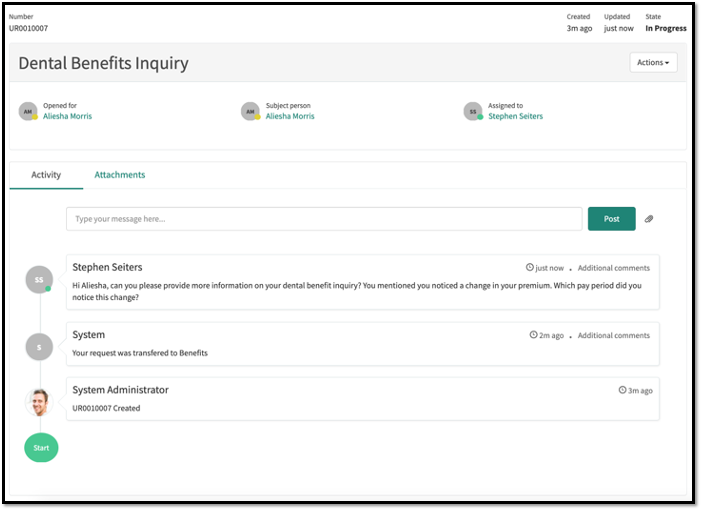 Using Universal Request to drive a more unified se... - ServiceNow ...