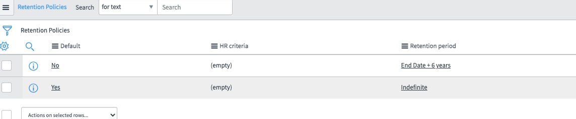 Solved: EDM - Retention Policies Purging - ServiceNow Community