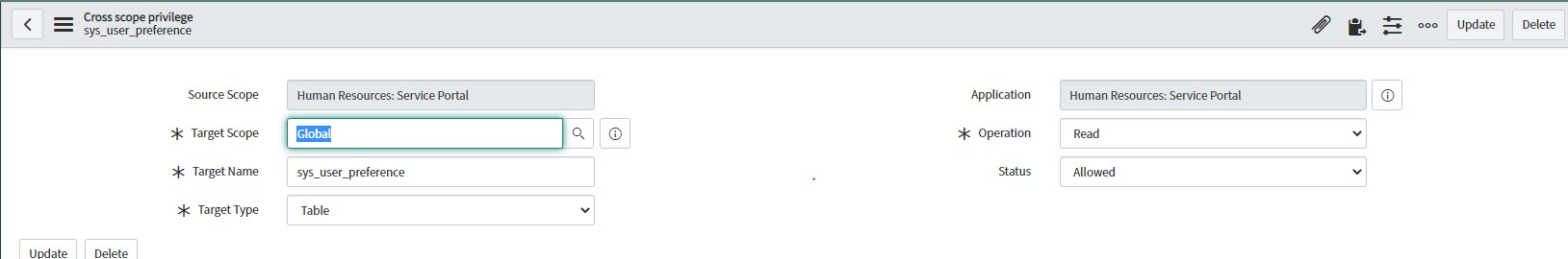 Solved: Access to api 'put(sys_user_preference.value)' fro ...