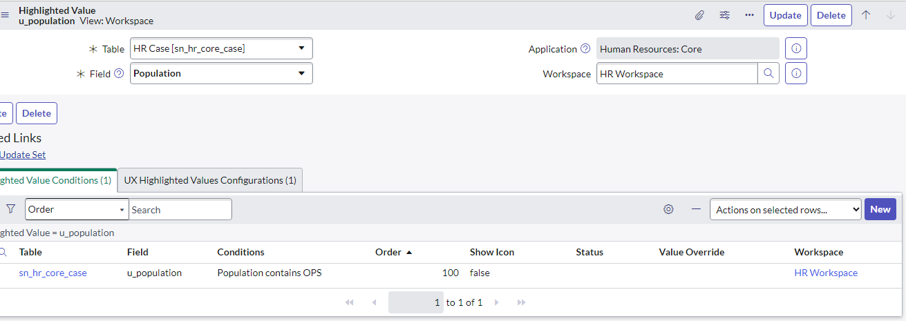Highlight color in list Field-HR agent workspace - ServiceNow Community
