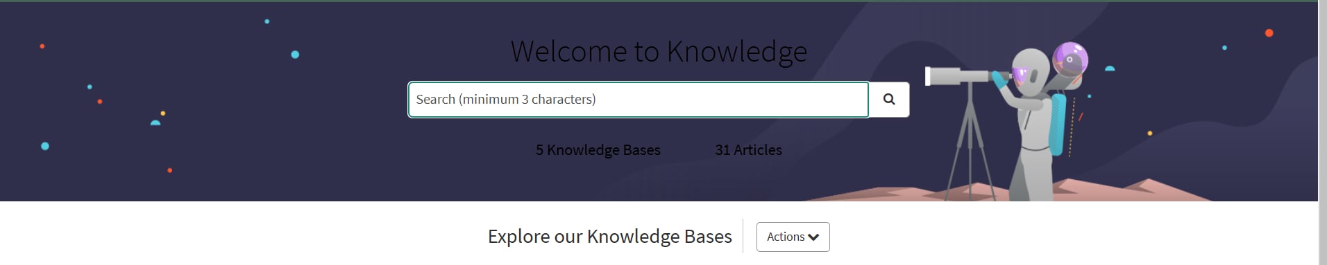 KB portal branding: Changing the banner image of a... - ServiceNow ...