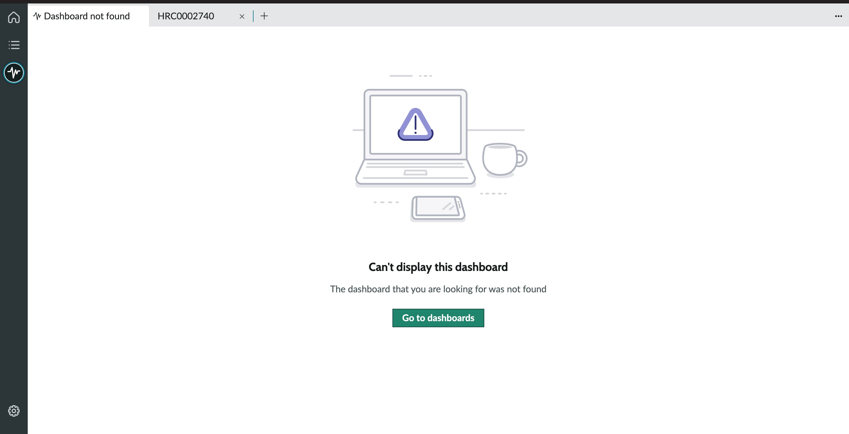 Dashboard Not Found – Admin Also Unable to Access - ServiceNow Community