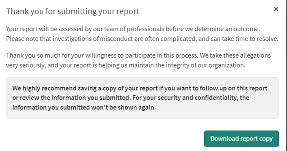 Anonymous Report Center (ARC) - ServiceNow Community