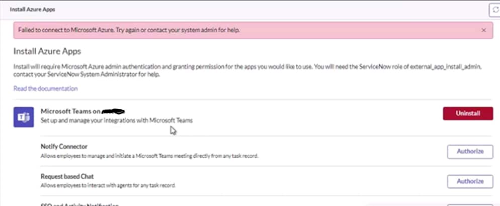 MS Teams integration with ServiceNow service porta... - ServiceNow ...