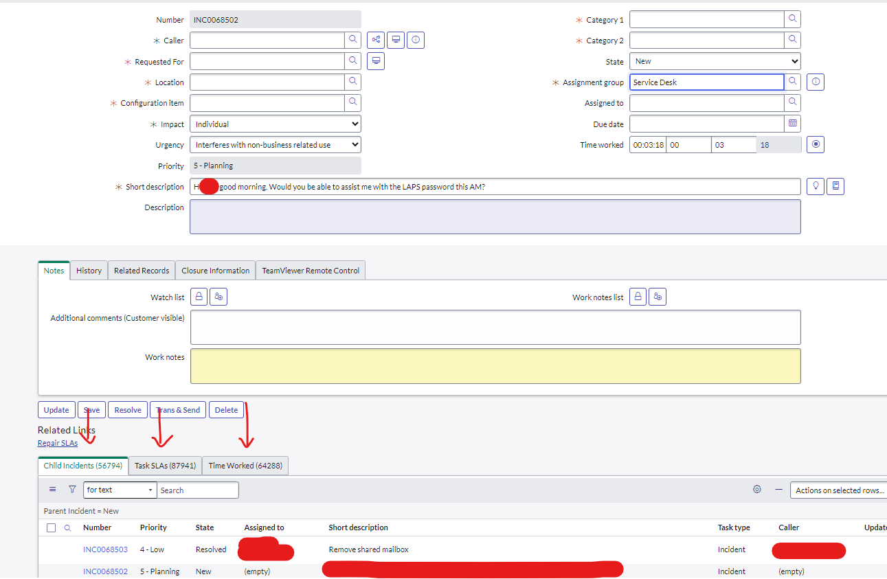 Ticket has accidentally parented all other tickets - ServiceNow Community