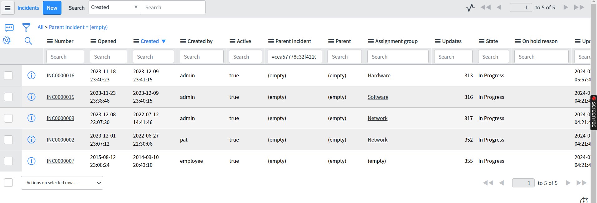 Solved: Parent Incident - Page 2 - ServiceNow Community