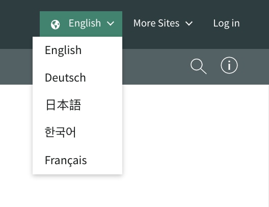 In Platform Language Support Guide