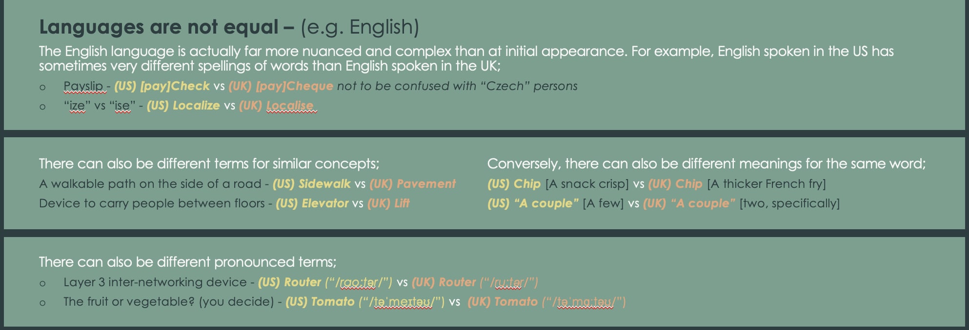 In Platform Language Support Guide