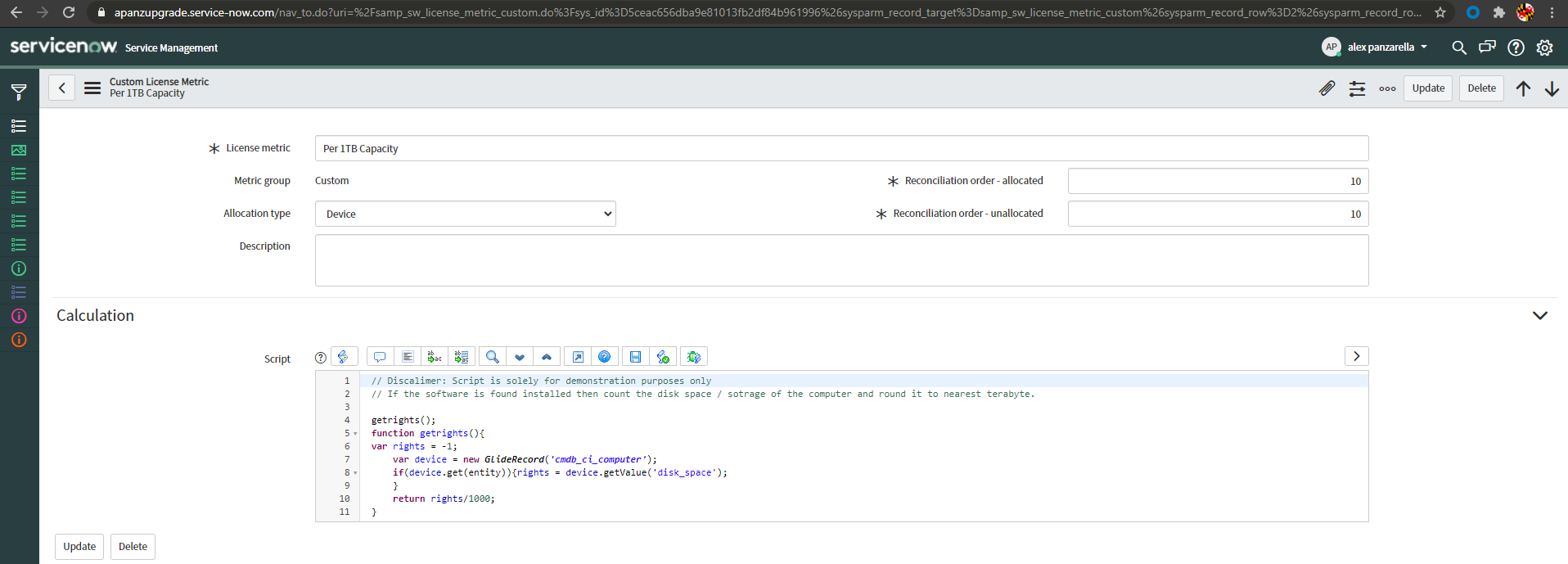 How easy is creating a custom license metric in SA... - ServiceNow ...