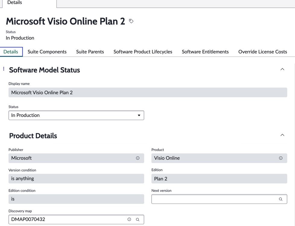 Microsoft Visio Licensing on ServiceNow SAM - ServiceNow Community