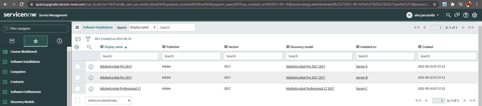 SAM Table Structure - Basic Compliance - ServiceNow Community