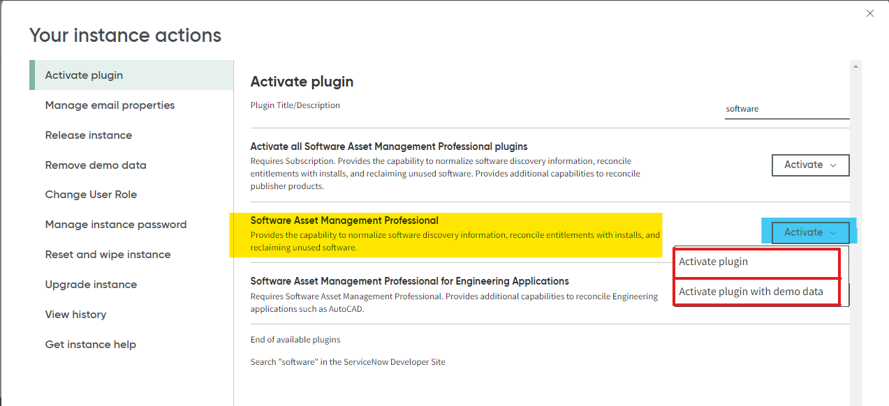 Install SAM Pro on PDI - ServiceNow Community