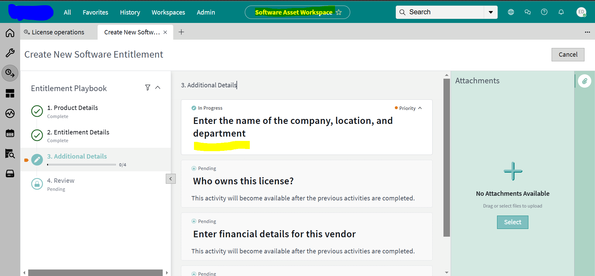 Software Asset Workspace - ServiceNow Community