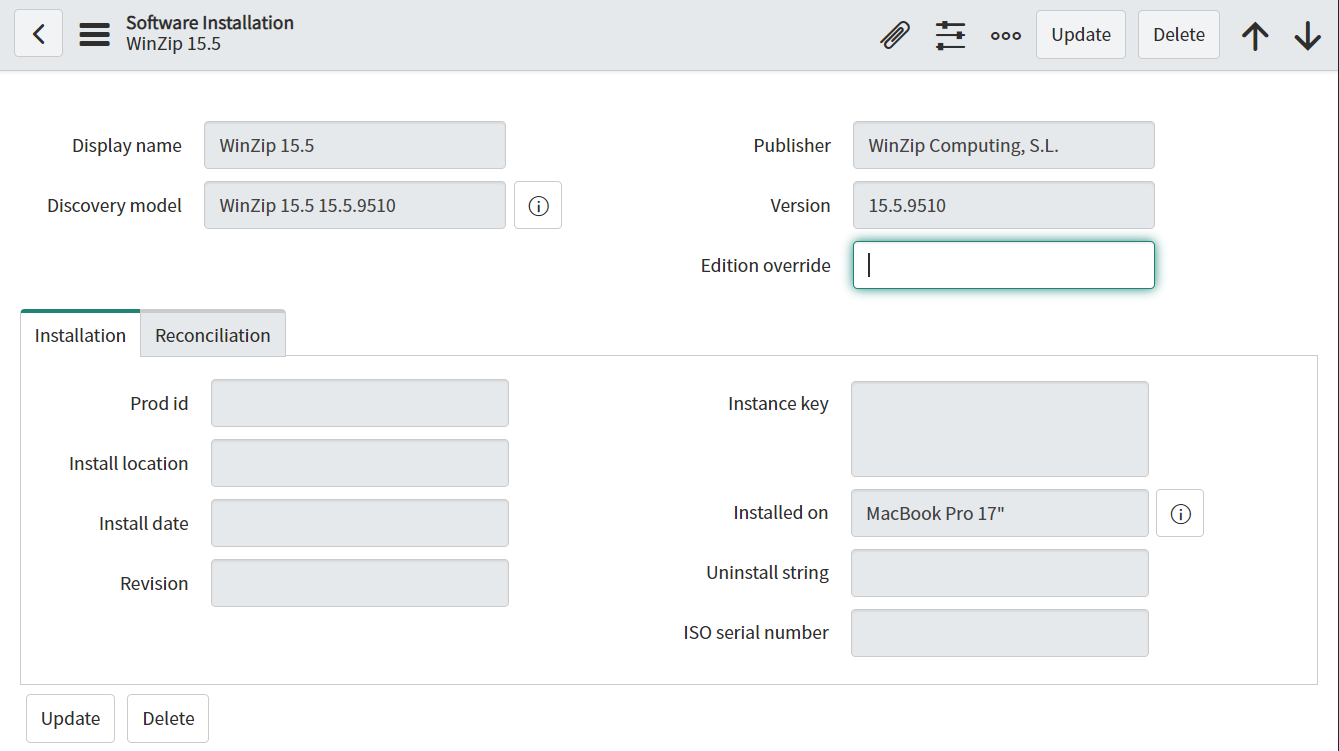 Software Installations Table Attribute Review - ServiceNow Community
