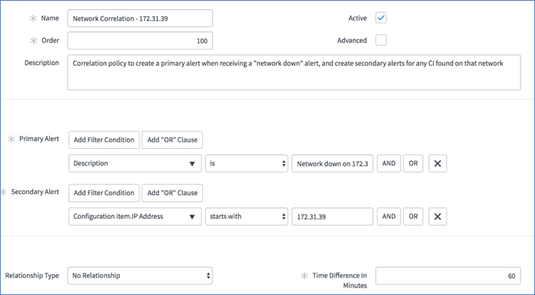 Alert Correlation: Advanced Processing Example - ServiceNow Community