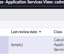 How to update Last review date for Services table - ServiceNow Community