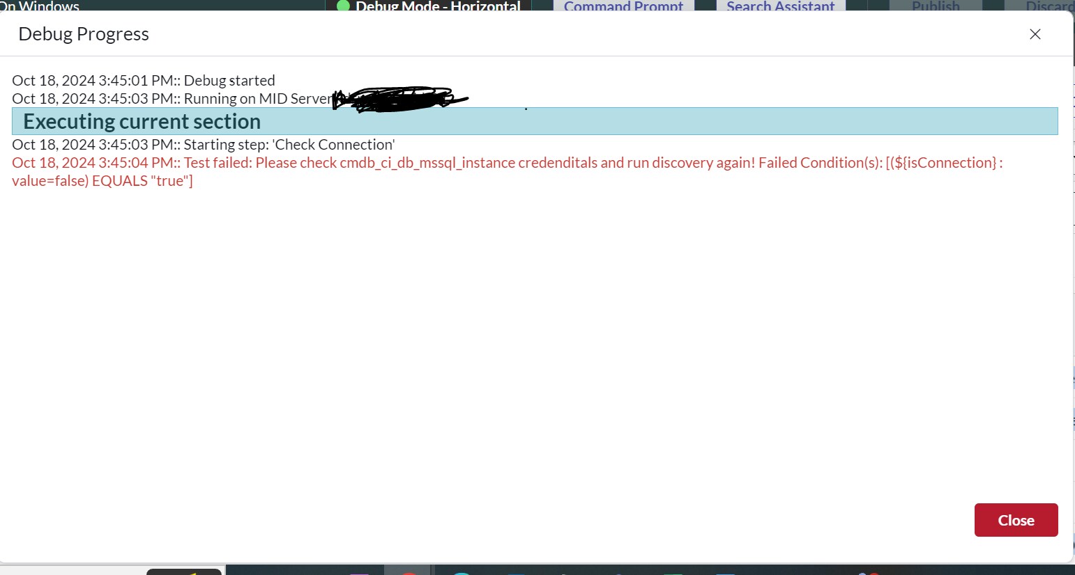 MSSQL DB on Windows Pattern is not updating Editio... - ServiceNow ...