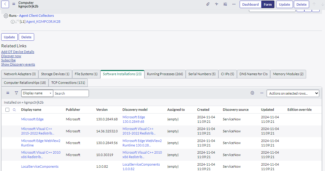 Discovery Source From ACC - V - ServiceNow Community