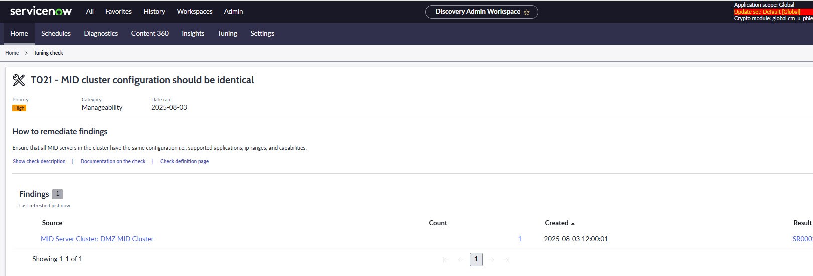 Solved: Re: Tuning Check error: T021-MID cluster configura... - Page 2 ...