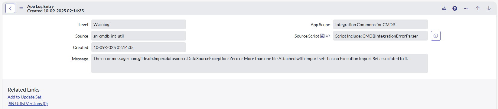 Solved: Service Graph Connector for Tenable - Error: "Zero ...