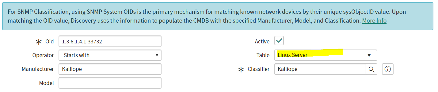 Issue with classification of SNMP Device - Page 2 - ServiceNow Community
