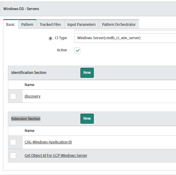 Moving of Pattern extension section from one insta... - ServiceNow ...