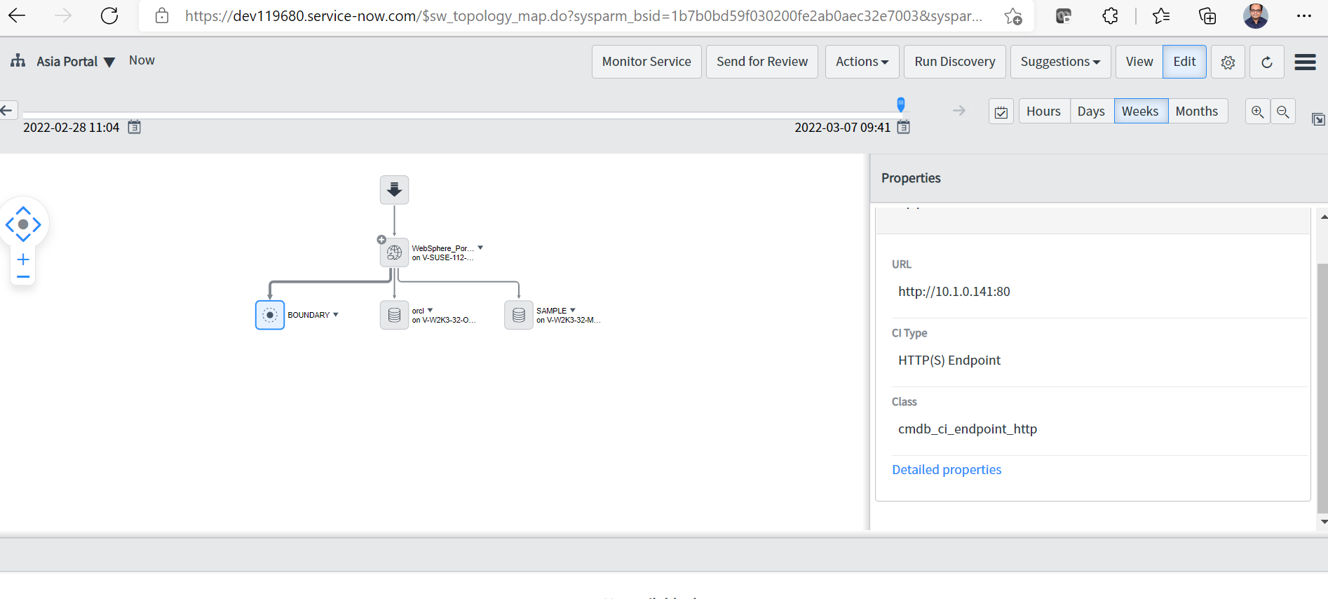 In which table are boundaries of a service map sto... - ServiceNow ...