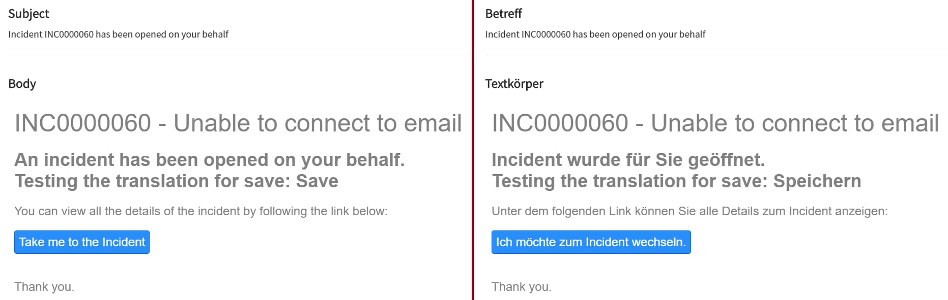 Solved: Best Practice for Translating Emails? - ServiceNow Community