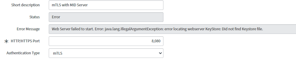 Setting up MID Web Server and mTLS connection - ServiceNow Community