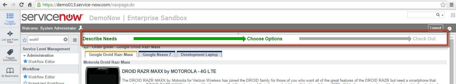 Solved: Displaying workflow stages in the form header - ServiceNow ...